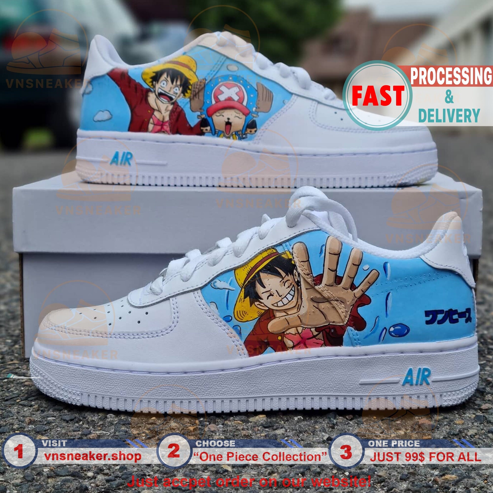 Custom Shoes Air Force 1s Anime Custom Shoes Anime Custom - Etsy