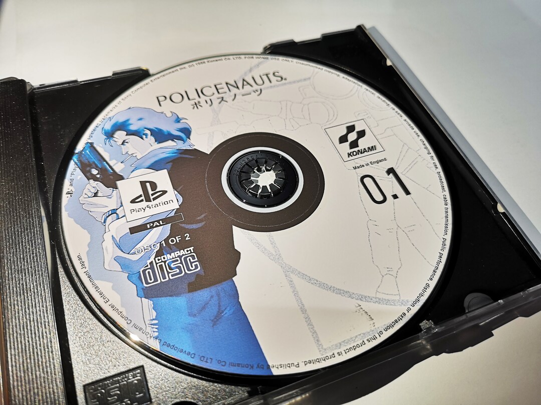 POLICENAUTS - PS1 Psone - 2 Discs Replacement (DISCS ONLY ...