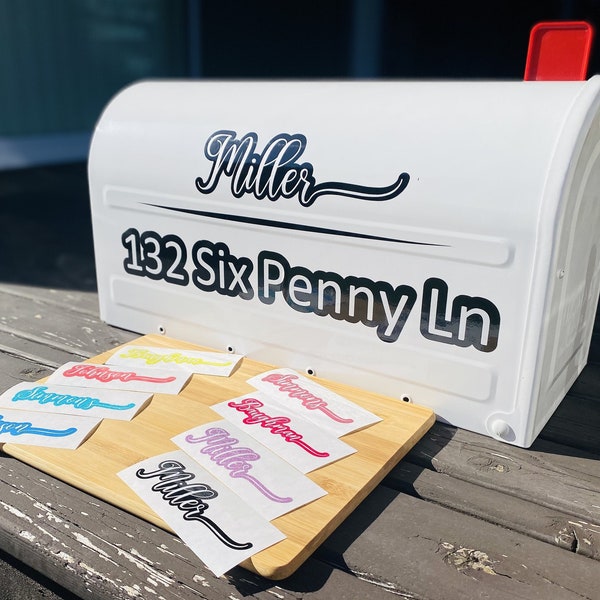 Mailbox Lettering - Etsy