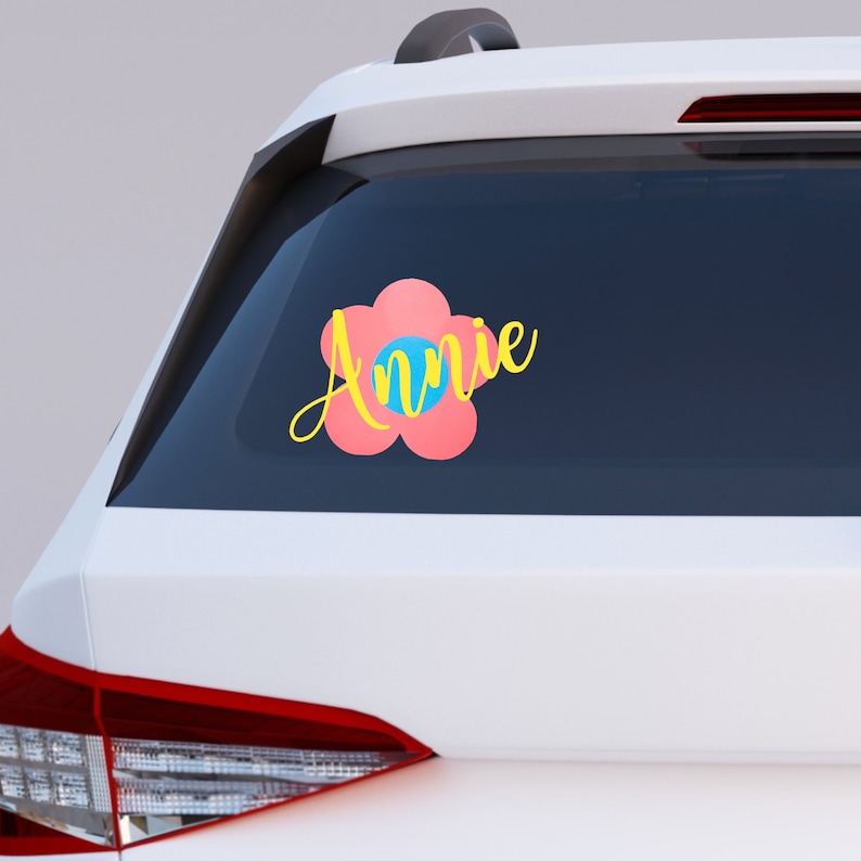 SWEETHEART CAR DECAL, Cute Car Decals for Women, Monogram Car Decal ...