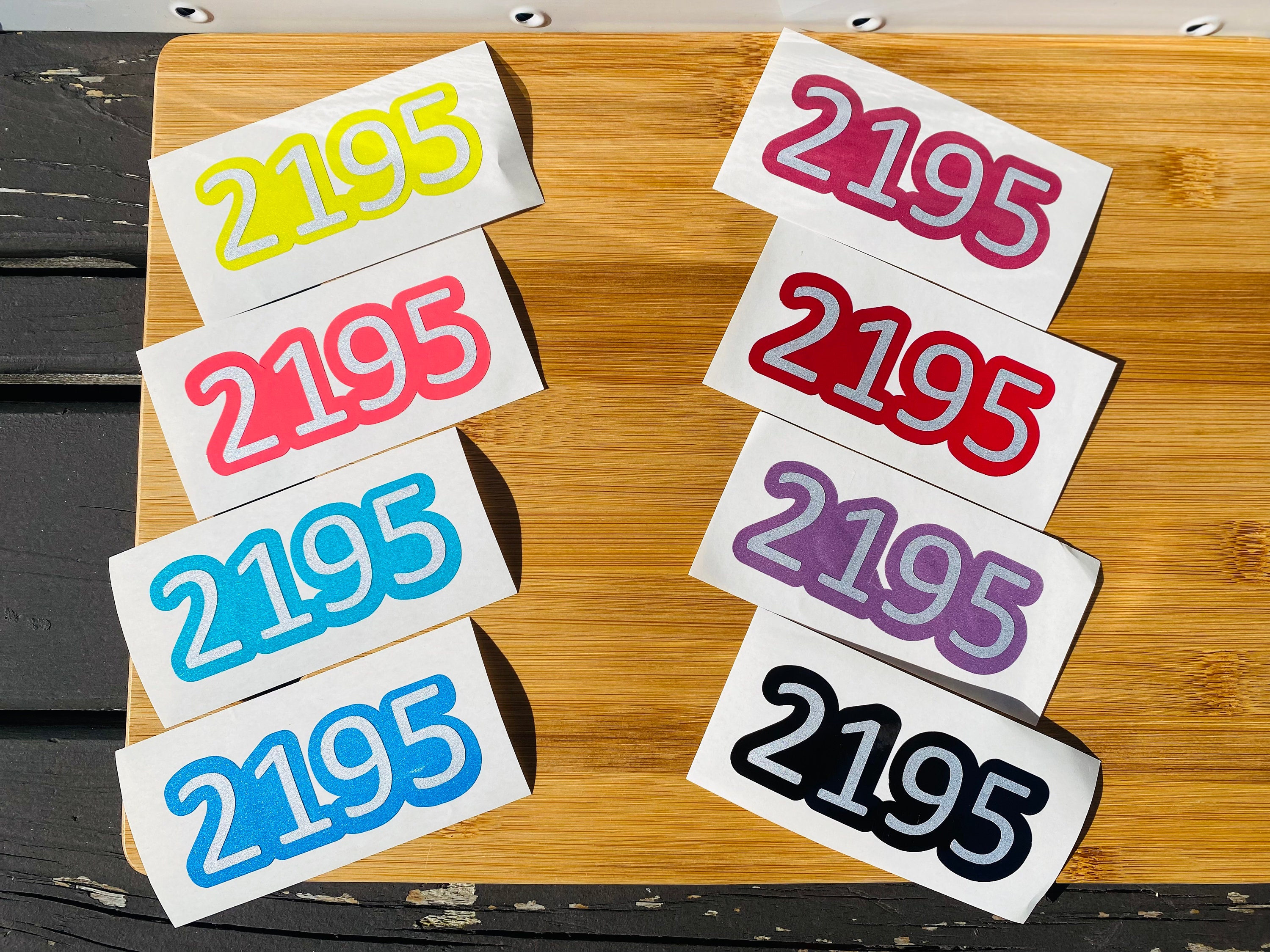 REFLECTIVE MAILBOX NUMBERS, Mailbox Decal, Custom Vinyl Lettering ...