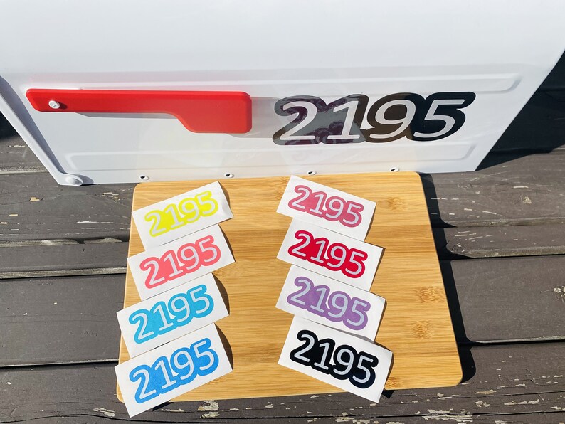 Reflective Mailbox Numbers: Custom Vinyl Decal, House Sign - Etsy