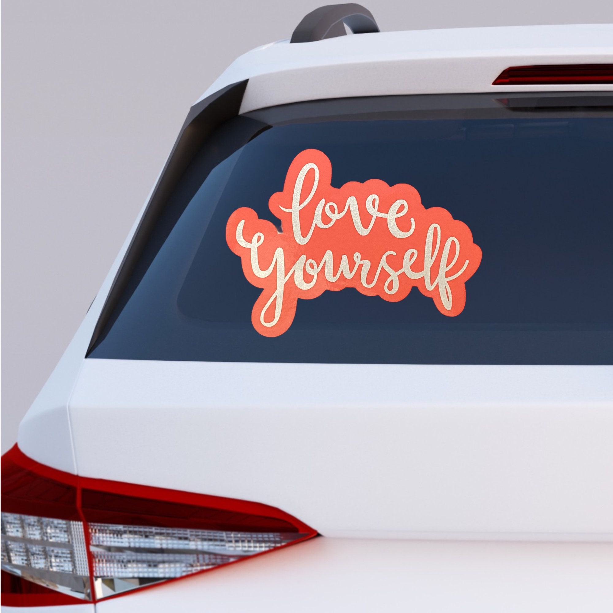 CUTE CAR DECAL, Car Decals for Women, Monogram Car Decal, Custom Car ...