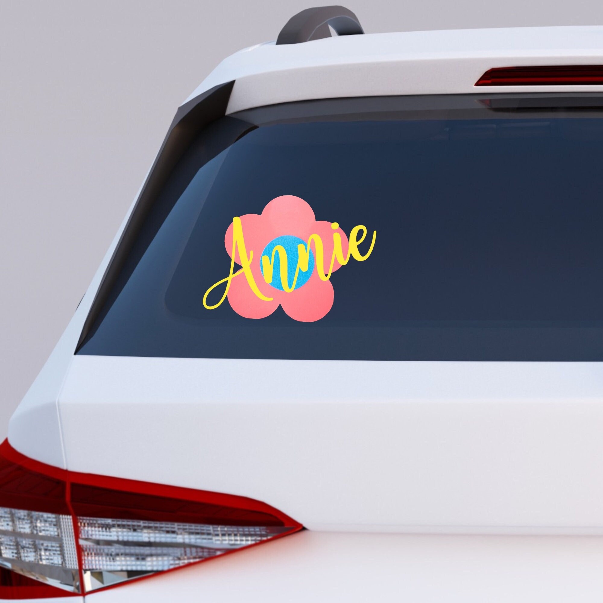 Custom Monogram Car Decal: Personalized Vinyl Name Decal - Etsy