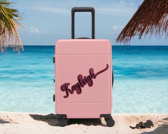 PERSONALIZED SUITCASE STICKERS, Away Luggage Decal, Vinyl Luggage ...