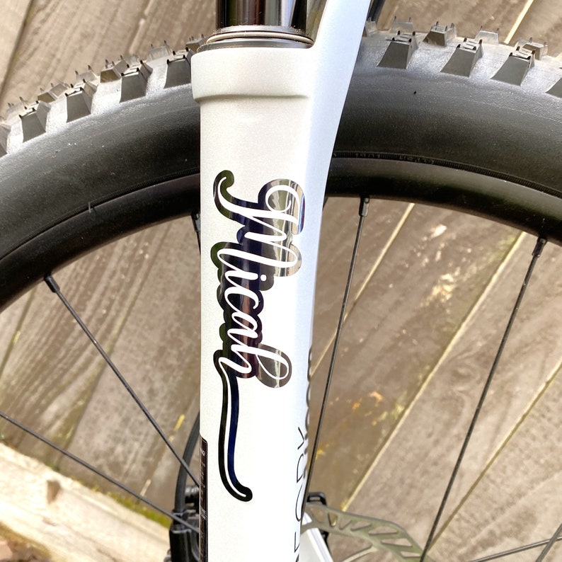 Reflective Custom Name Decal: Bike, Helmet, Gear Sticker - Etsy