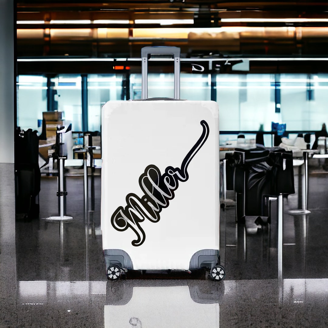 PERSONALIZED LUGGAGE TAGS, Luggage Decal, Vinyl Luggage Sticker ...