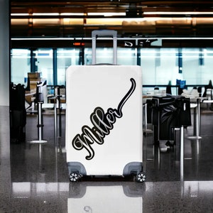 PERSONALIZED SUITCASE STICKERS, Away Luggage Decal, Vinyl Luggage ...