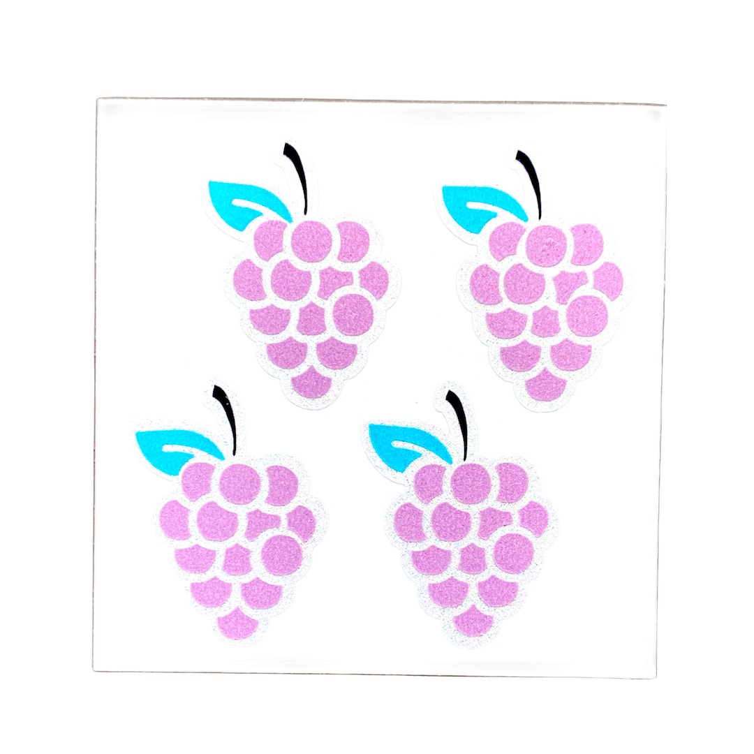 GRAPES REFLECTIVE DECAL, Bike Frame Decal, Reflective Helmet Decal ...