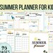 Printable Summer Activity Planner | Summer Calendar | Summer Activities ...