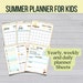 Printable Summer Activity Planner | Summer Calendar | Summer Activities ...