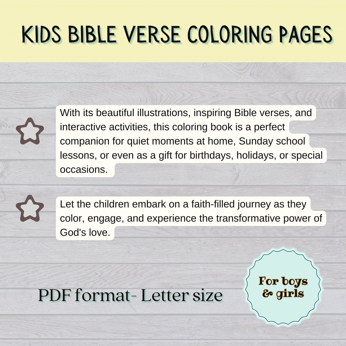 30 Bible Verse Coloring Pages Christian Kids Coloring Pages - Etsy