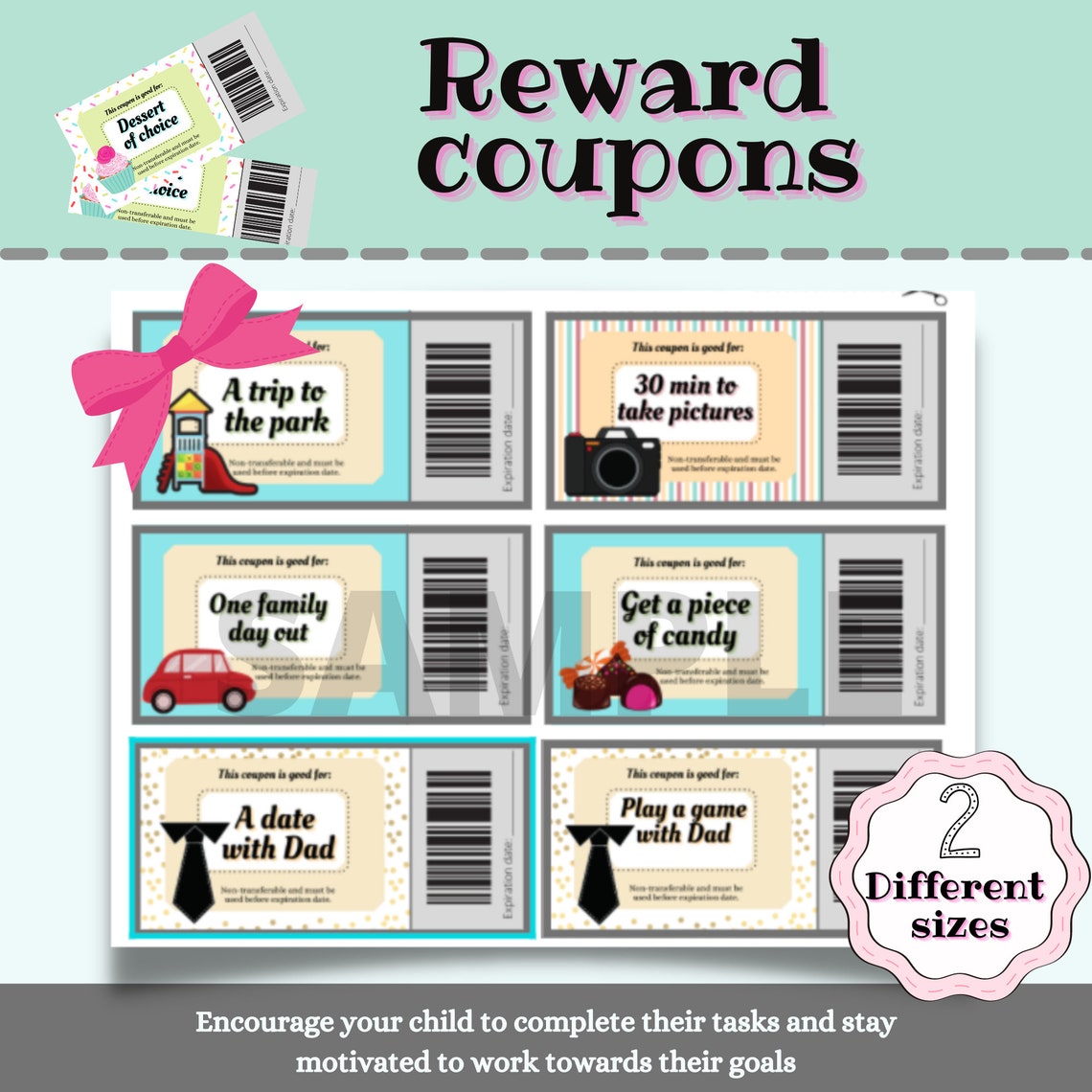 Kids Reward Coupons | Printable Love Coupons | Coupons for Kids ...
