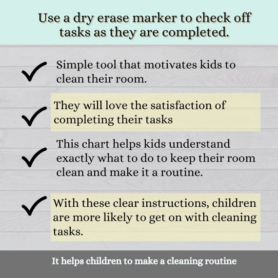 House Cleaning Rules For Kids