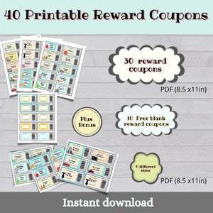 Kids Reward Coupons | Printable Love Coupons | Coupons for Kids ...