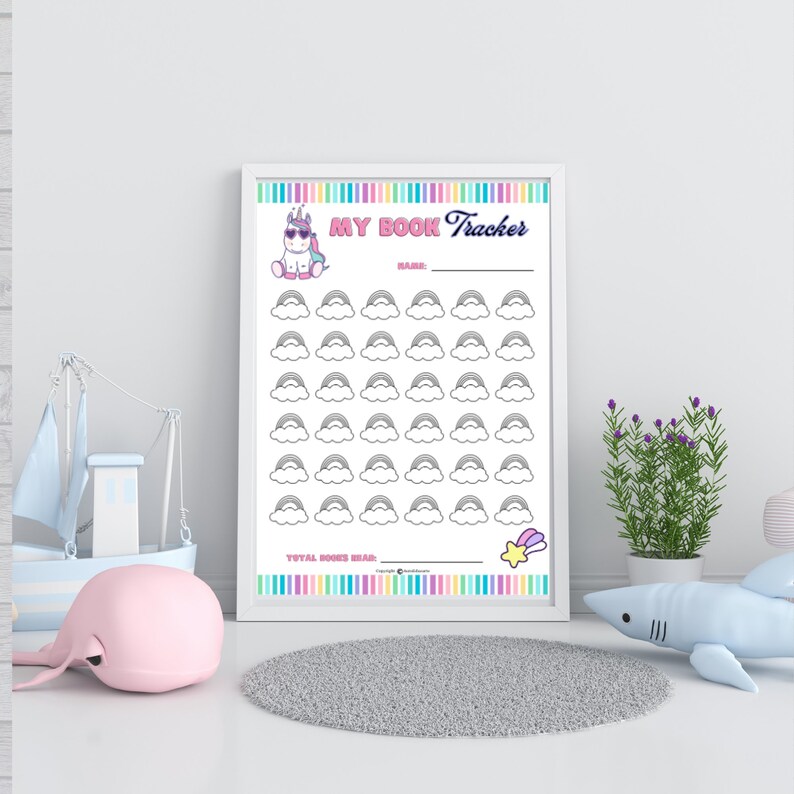 Unicorn Reading Log, Kids Reading Log, Summer Reading Tracker, Book ...