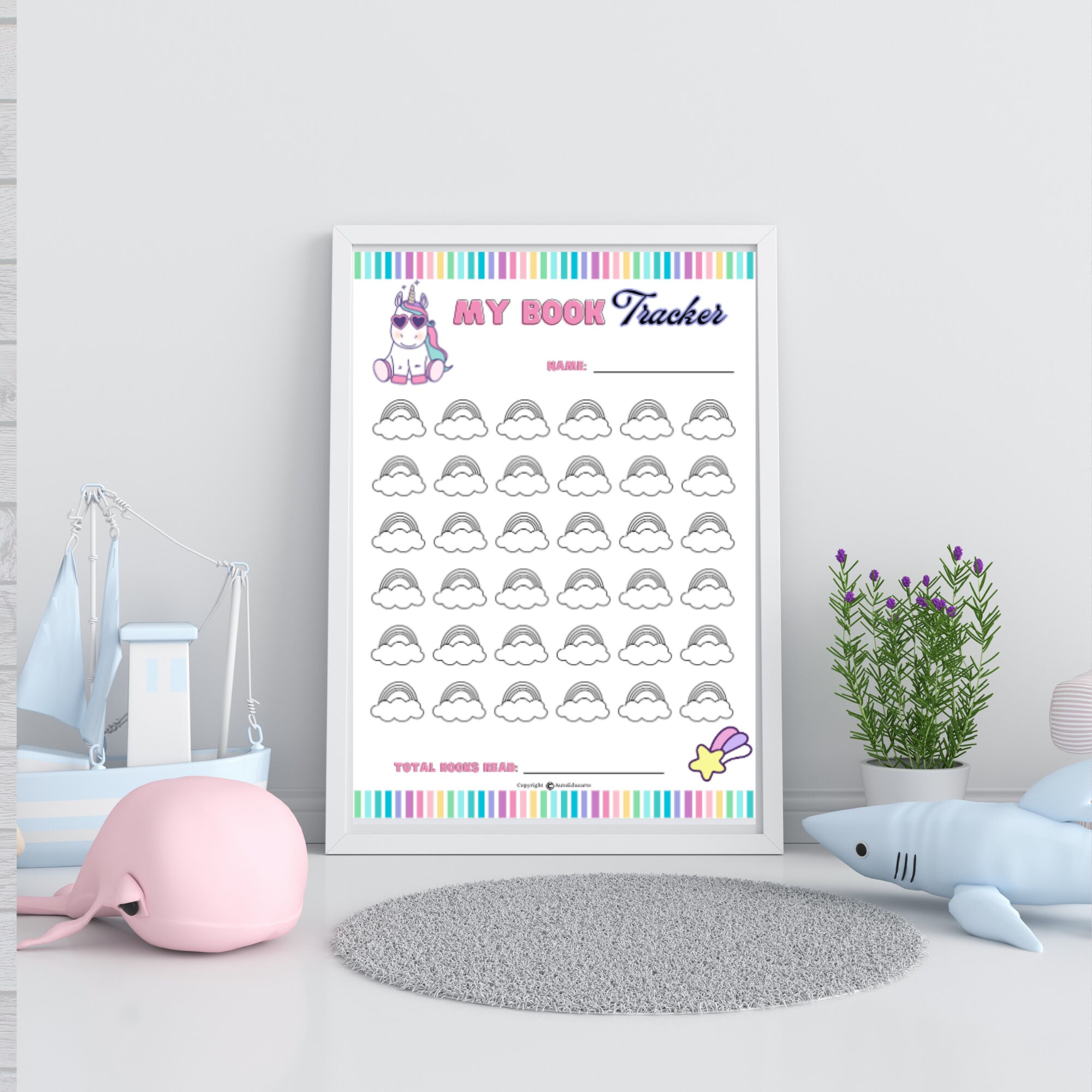 Unicorn Reading Log, Kids Reading Log, Summer Reading Tracker, Book ...