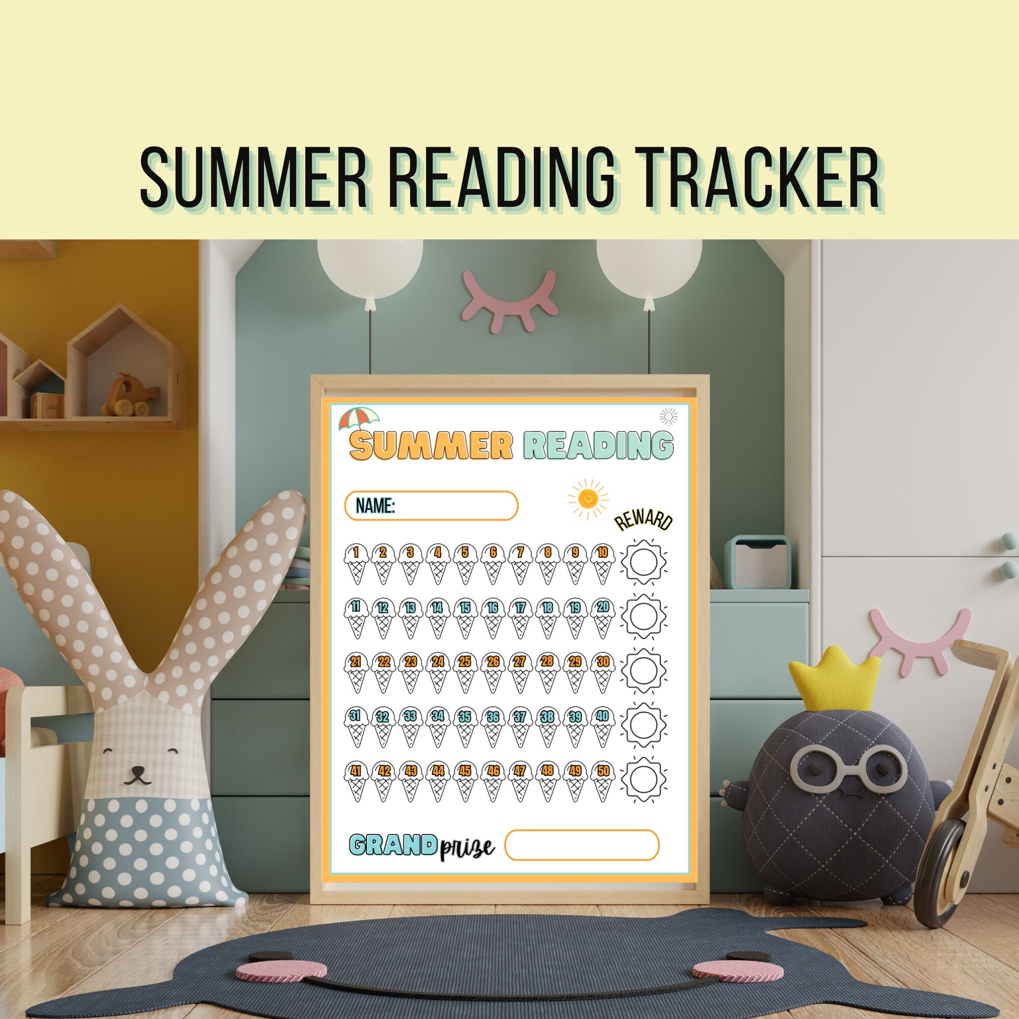 Summer Reading Log | Kids Reading Log | Summer Reading Tracker ...