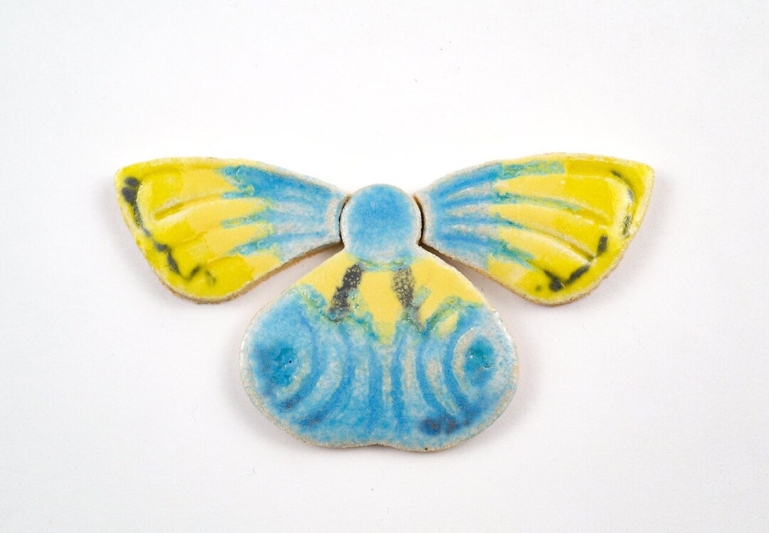Betta Moth Handmade Ceramic Tiles for Mosaic Design. - Etsy