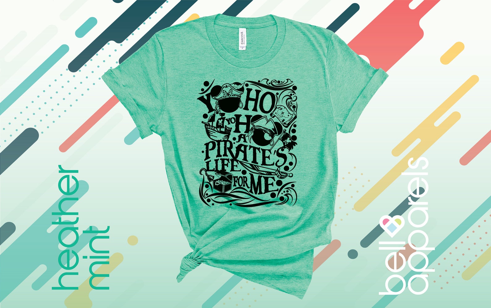 Yo Ho Yo Ho A Pirate's Life For Me Pirates Life Shirt | Etsy