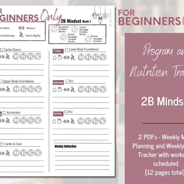 2b Mindset Tracker - Etsy