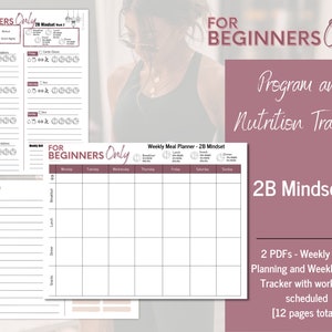 2B Mindset for Beginners Only Bodi Block Nutrition Tracker - Etsy