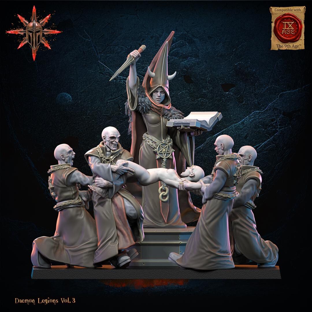 Sacrifice Altar, Daemon Legions Vol.3 Lost Kingdom Miniatures Resin ...