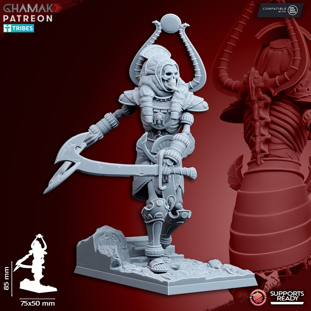 Nomad Colossus Undead Pharaohs Ghamak Resin Miniatures for Tabletop Dnd ...