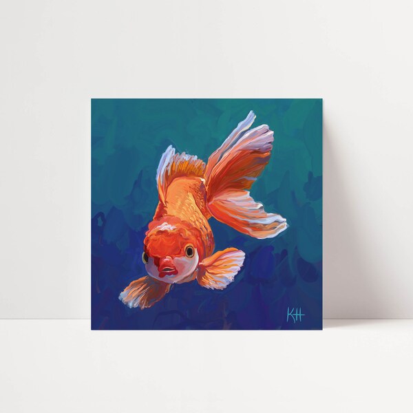 Goldfish Painting - Etsy