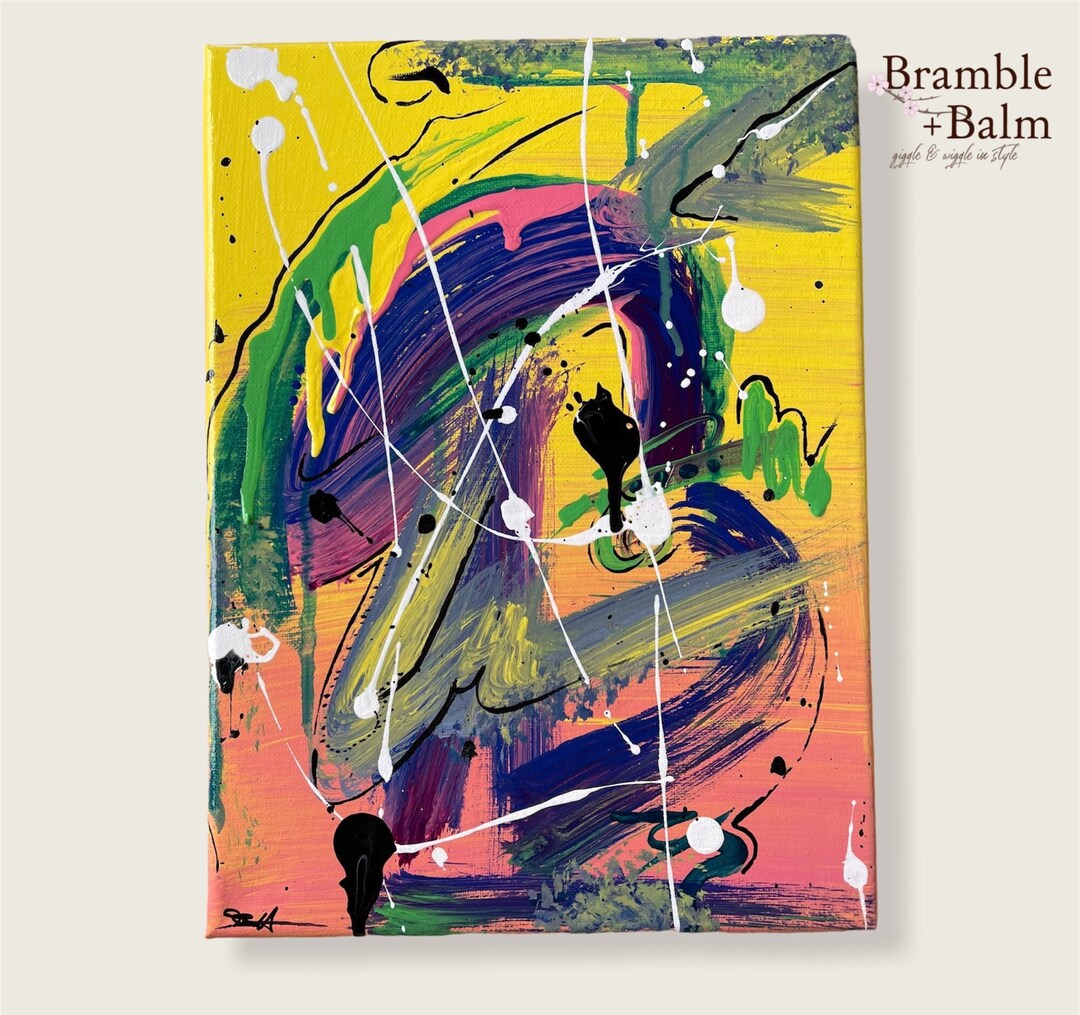 005 Abstract Art - Fun With Brush Strokes - Etsy