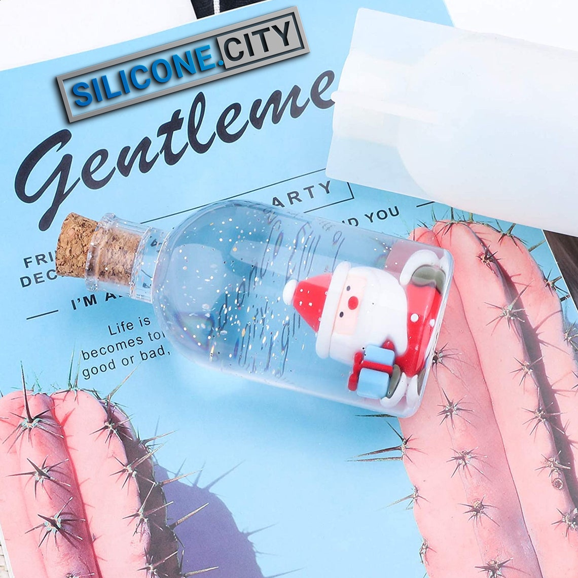 Lamp Resin Mold and LED Lights Display Wooden Base DIY LED | Etsy