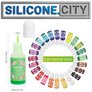 Resin Pigment, 24 Colors to Pick From- Liquid Epoxy Resin Dye Resin ...