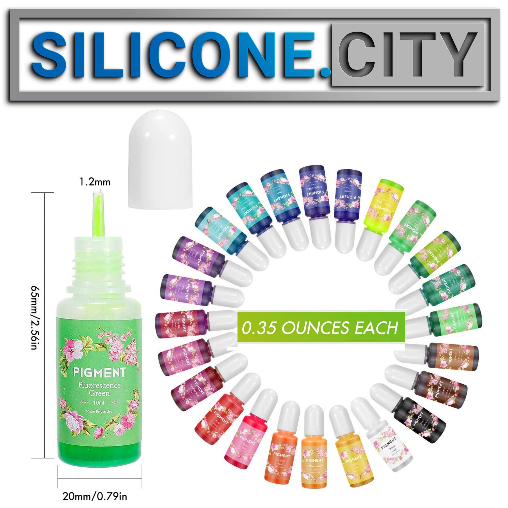 Resin Pigment, 24 Colors to Pick From- Liquid Epoxy Resin Dye Resin ...