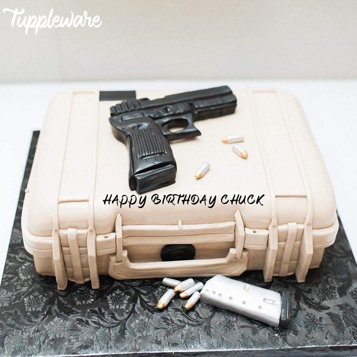 3D Gun Fondant Silicone Mold Pistol Cake Decorating Sugar - Etsy