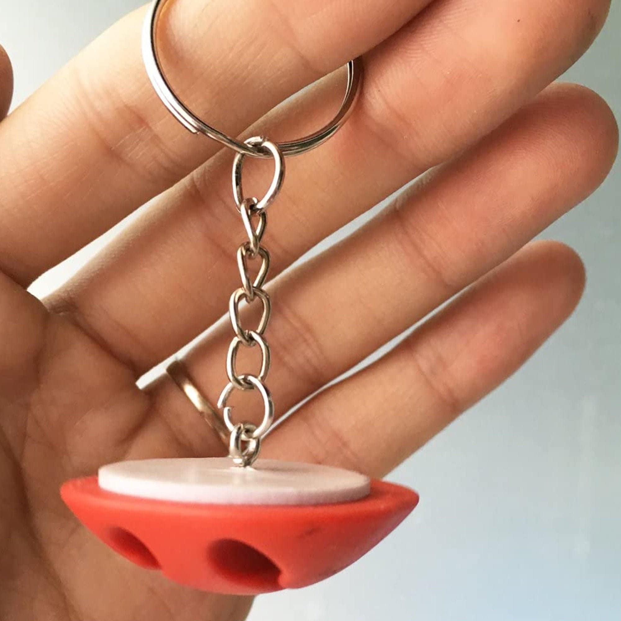 DIY Key Chain Sets 25mm Keychain Ring Jump Rings Silver - Etsy