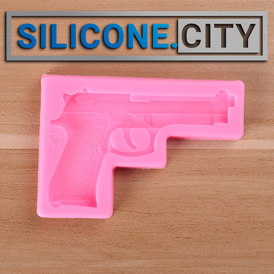 3D Gun Silicone Mold for Cake Decorating & Candy Making | Food-grade ...