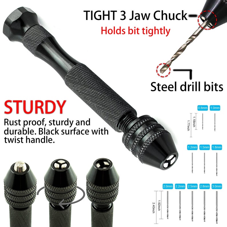 Resin Hand Drill Hobby Hand Drill Craft Hand Drill - Etsy