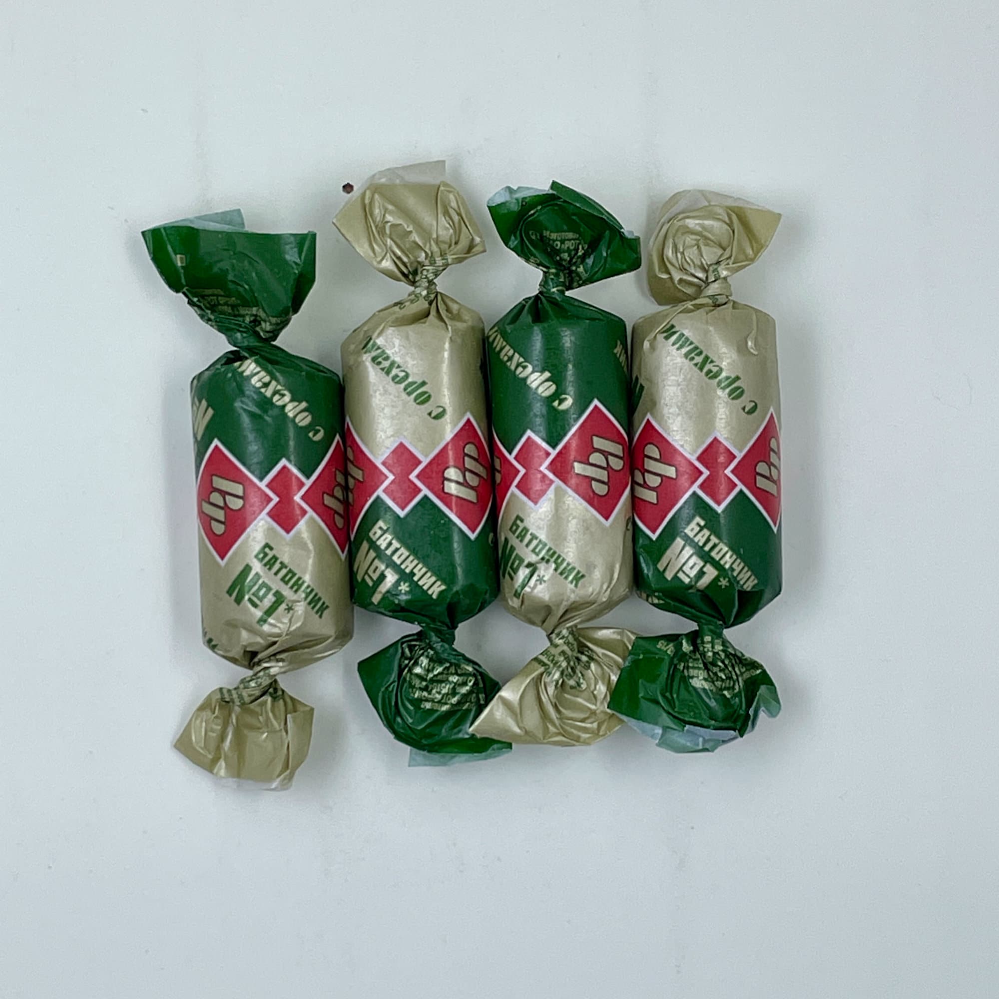 Russian Batonchik 1 Green Peanut Батончик 1 Tastes | Etsy
