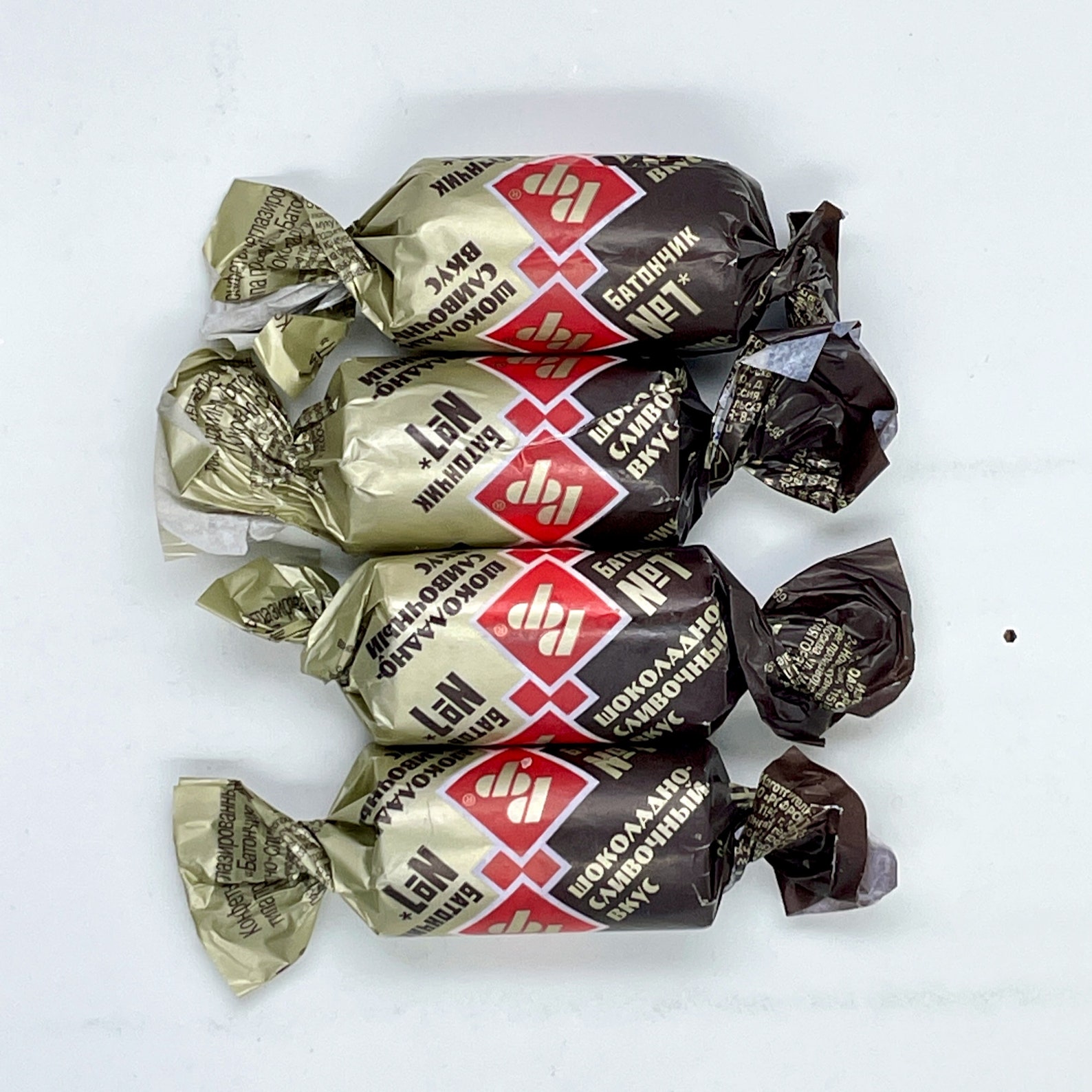 Russian Batonchik 1 Candy Three flavors Red | Etsy