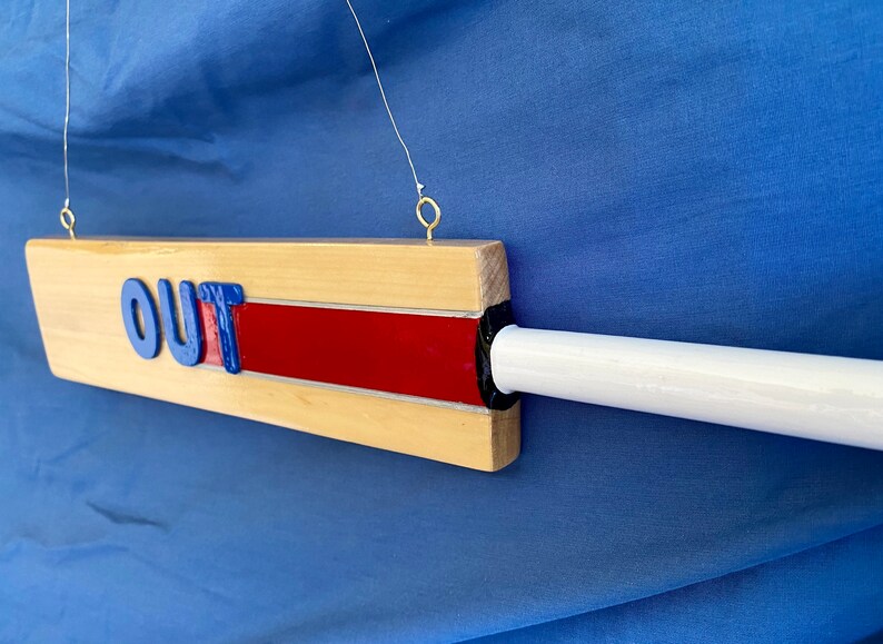 Cricket Bat Door sign | Etsy