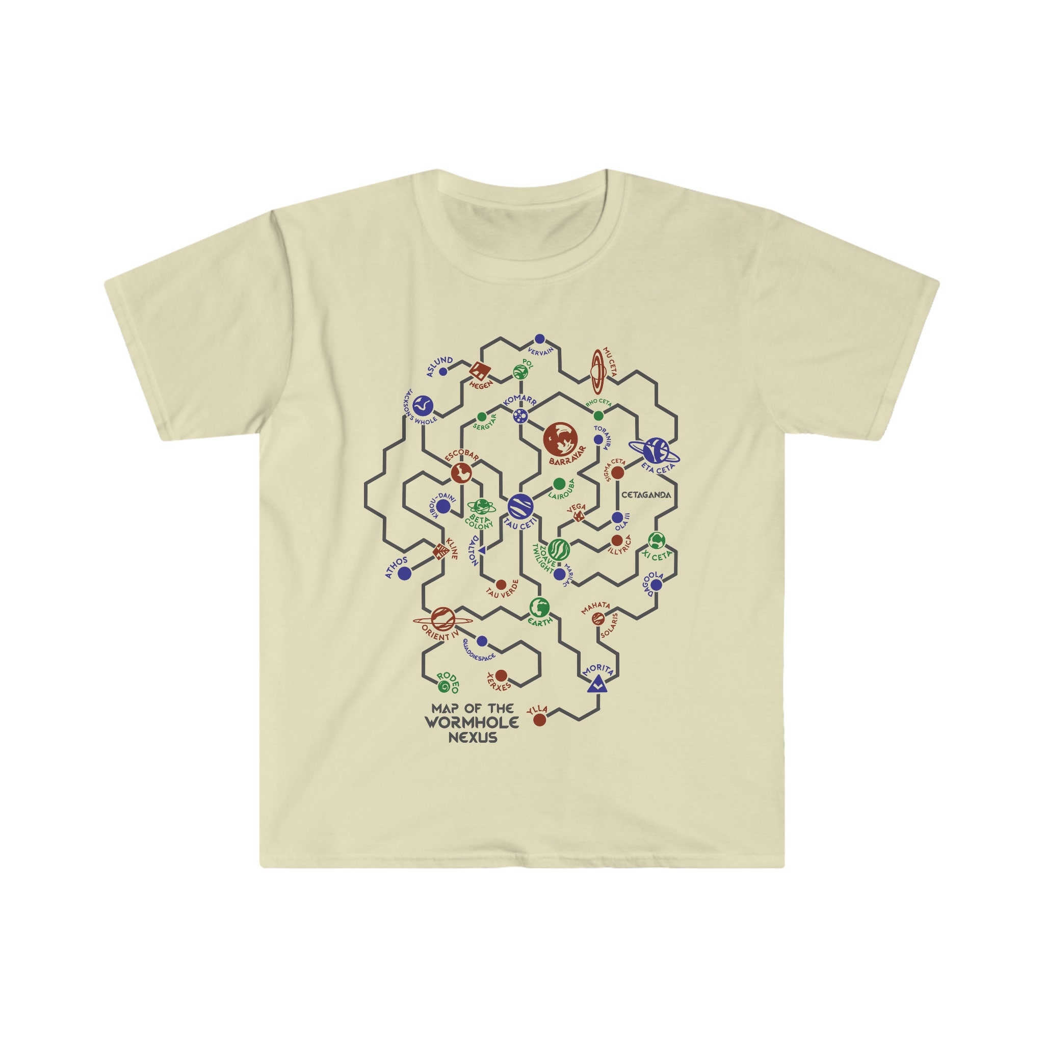 Map of the Wormhole Nexus: Vorkosigan Saga SHIRT - Etsy