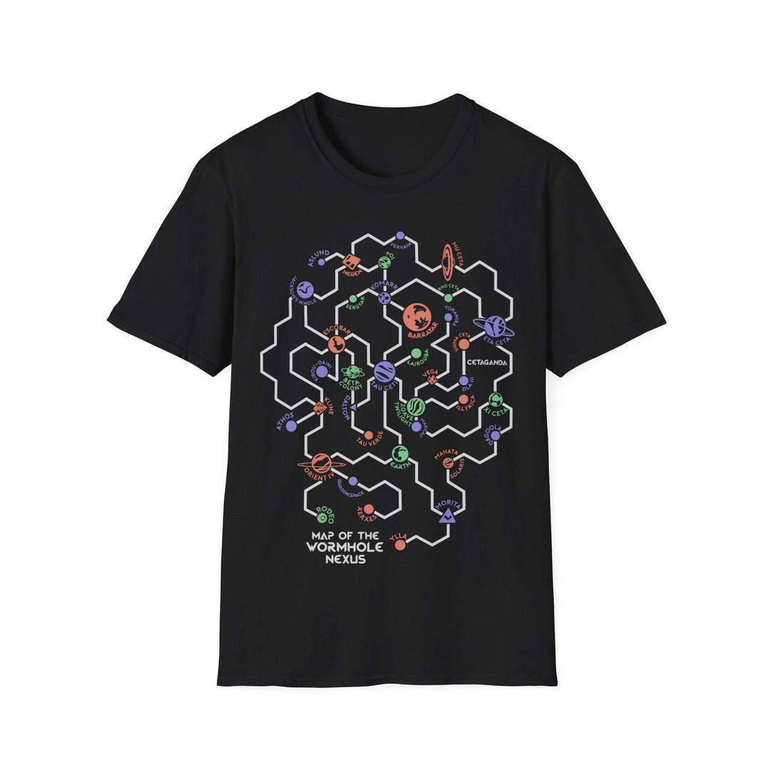 Map of the Wormhole Nexus: Vorkosigan Saga SHIRT - Etsy
