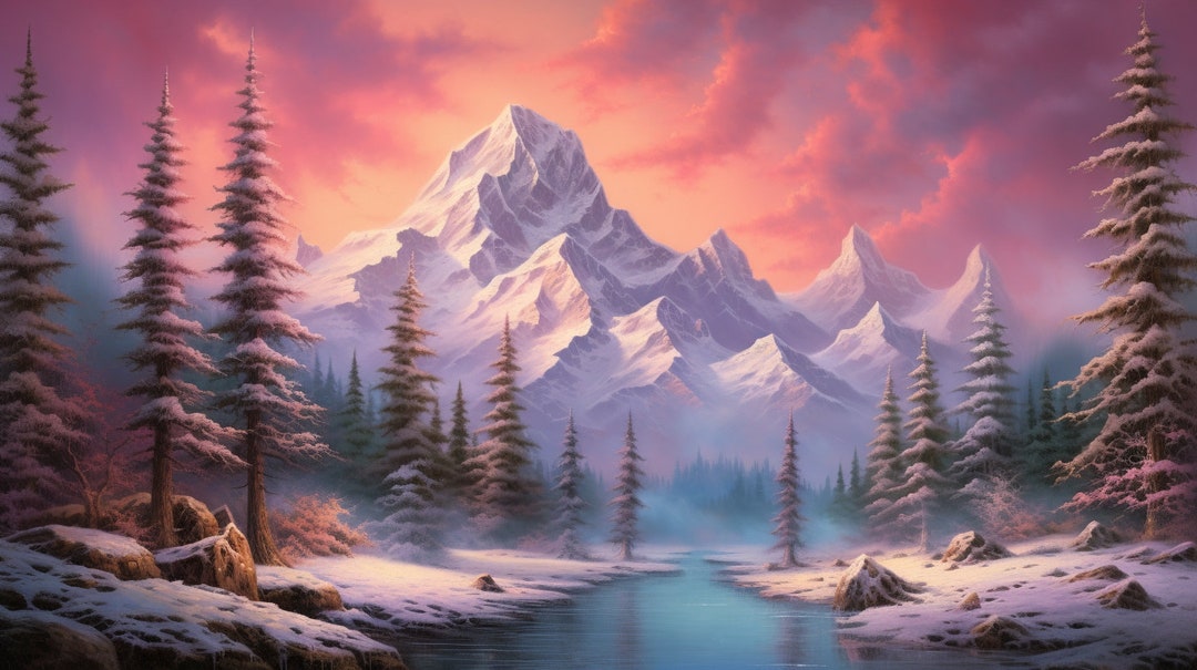 Captivating Sunset Mountain Wallpaper - Transform Your Desktop With ...