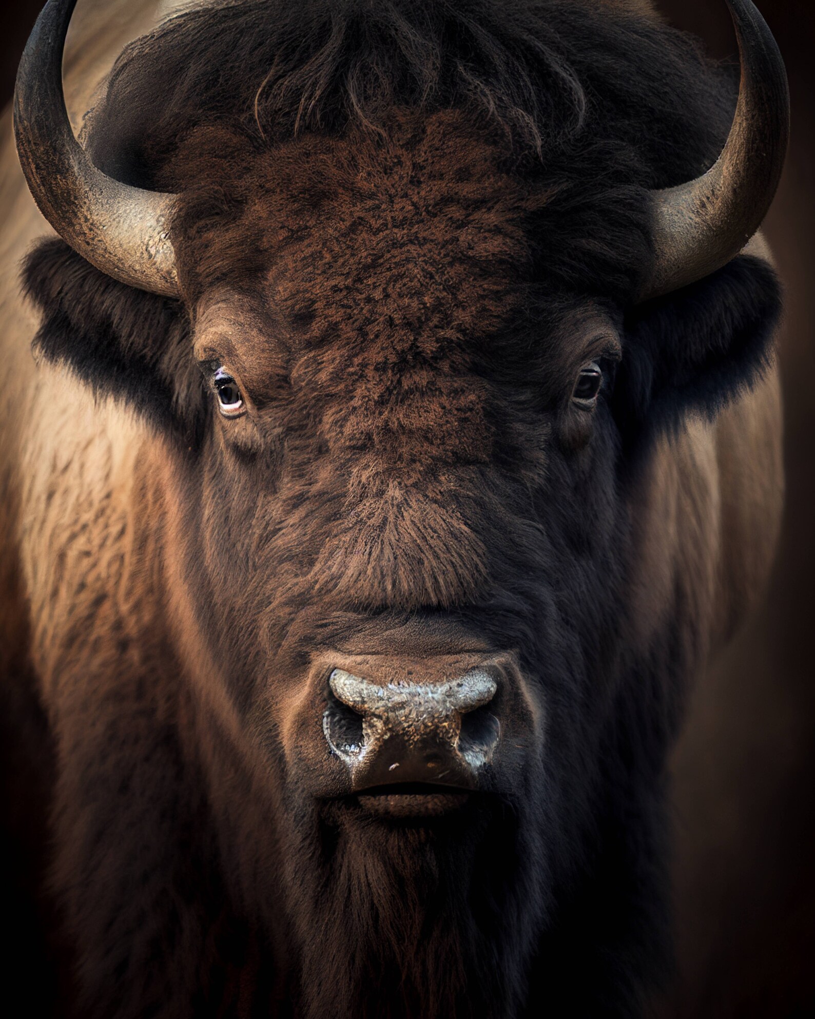 Bison Poster - Digitally Created Art - Etsy