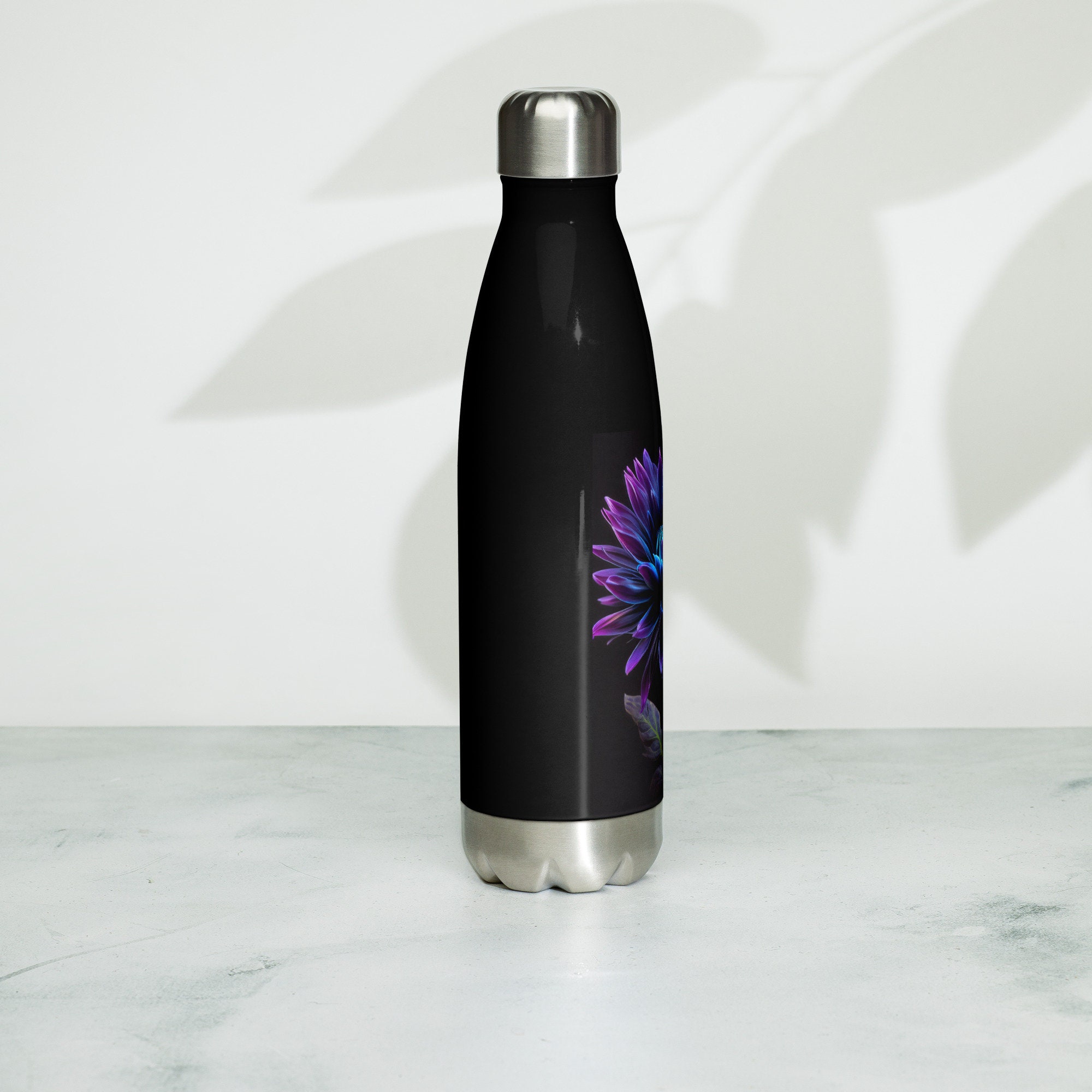Stay Hydrated in Style With Our 17oz Water Bottle Featuring a Purple ...