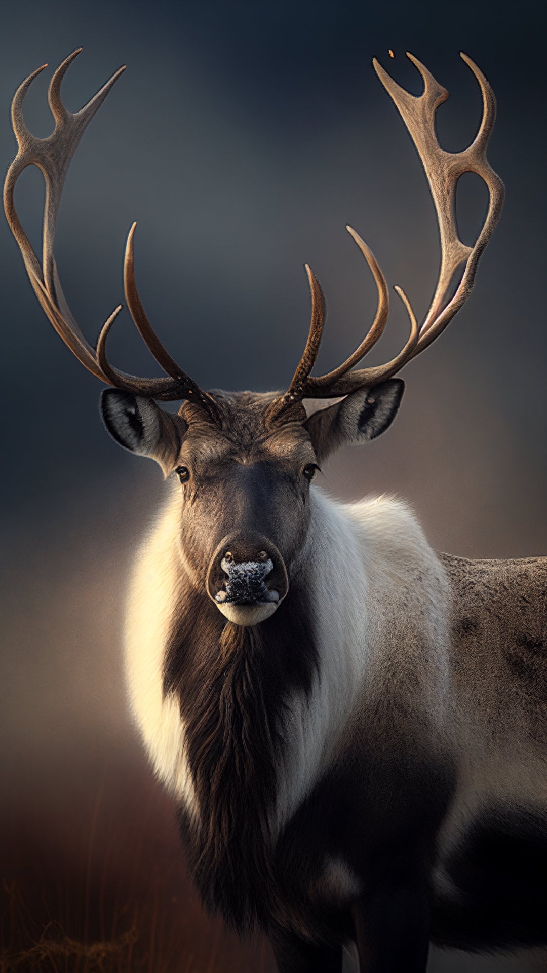 Digital Caribou Portrait - Perfect for Fans of North American Wildlife - Etsy