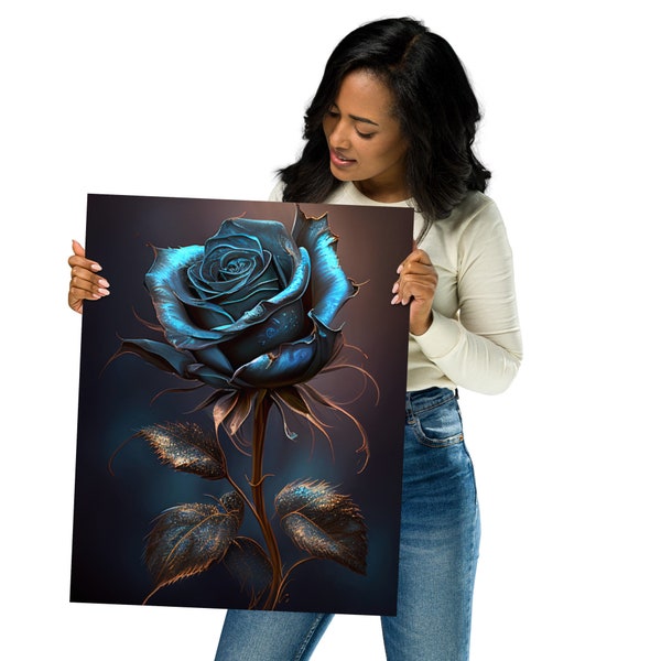 Blue Roses - Etsy