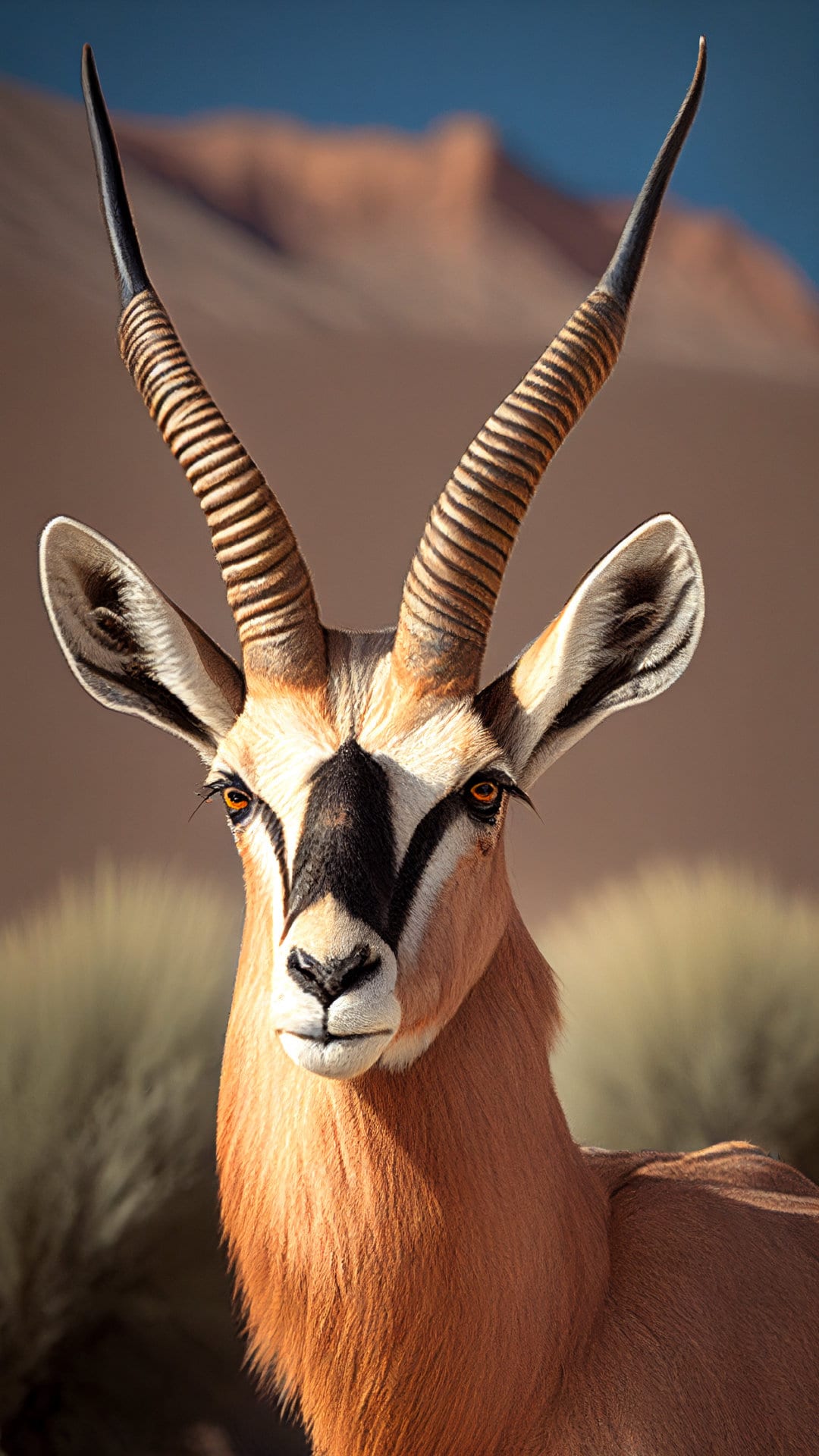Digital Antelope Portrait - Perfect for Smartphone Background or Wall ...