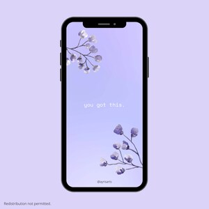 Lavender Themed Digital Phone Wallpapers - Etsy