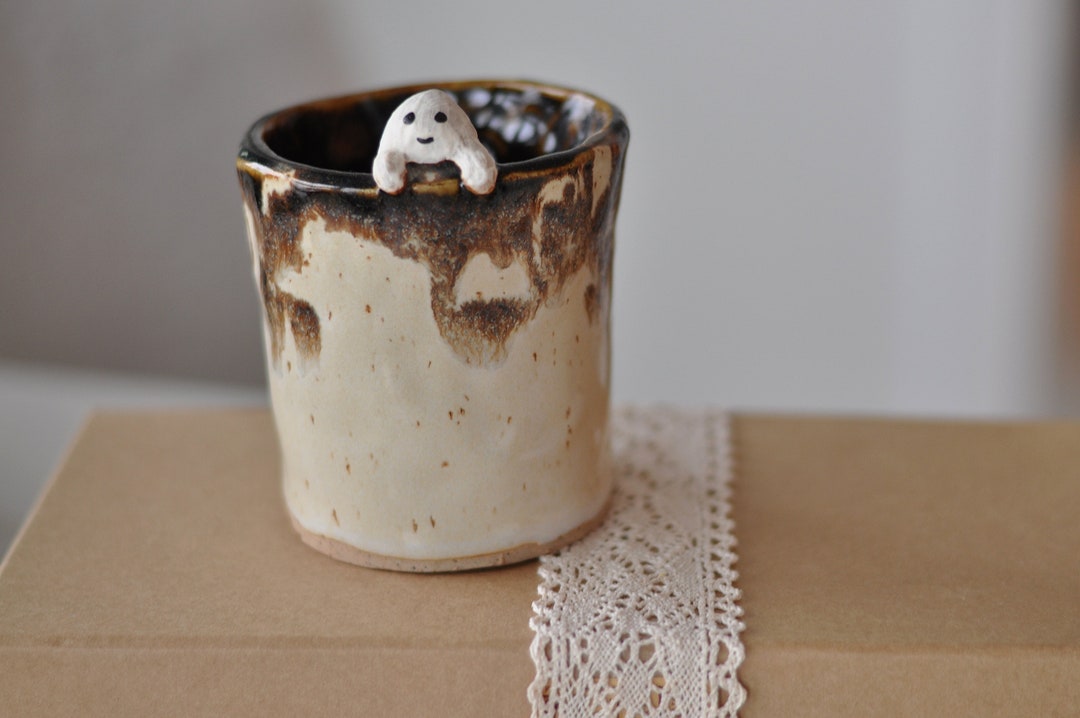 Beige CERAMICS Handmade FLOWER POT for Flowers and Herbs - Etsy